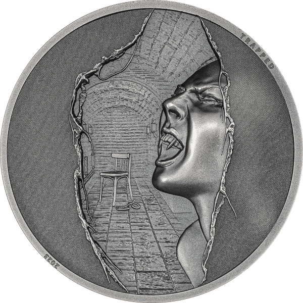 2023 1 OZ SILVER TRAPPED ESCAPE HIGH RELIEF – PRECIOUS METALS HQ