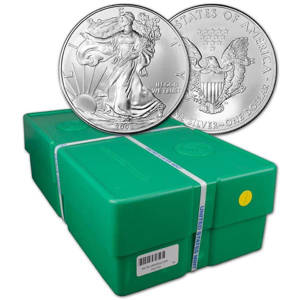 2008 1 OZ AMERICAN SILVER EAGLE MONSTER BOX – PRECIOUS METALS HQ