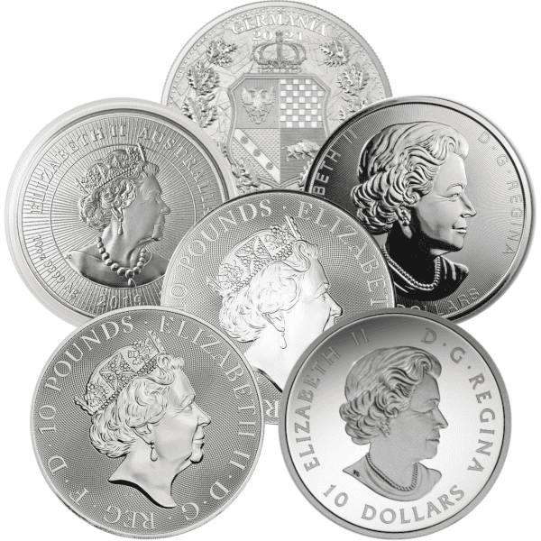 10 OZ SILVER SOVEREIGN MINT COINS MISC TYPE – PRECIOUS METALS HQ