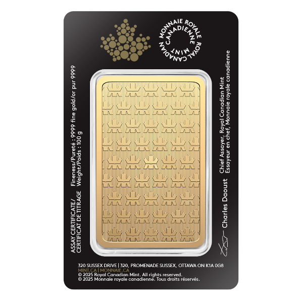 100 GRAM GOLD BAR RCM – PRECIOUS METALS HQ